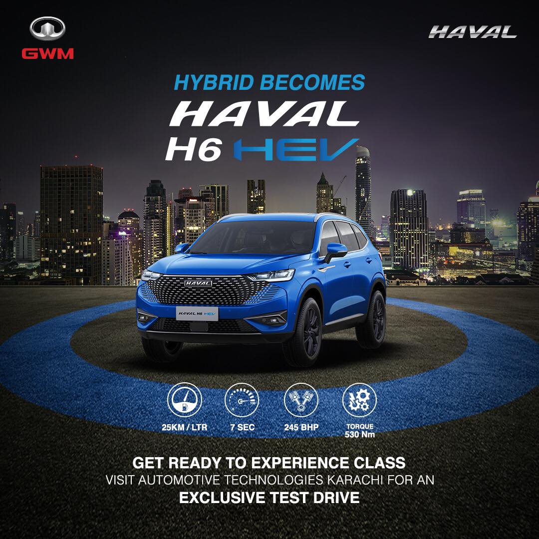 Locally-Assembled Haval H6 Hybrid Launched in Pakistan