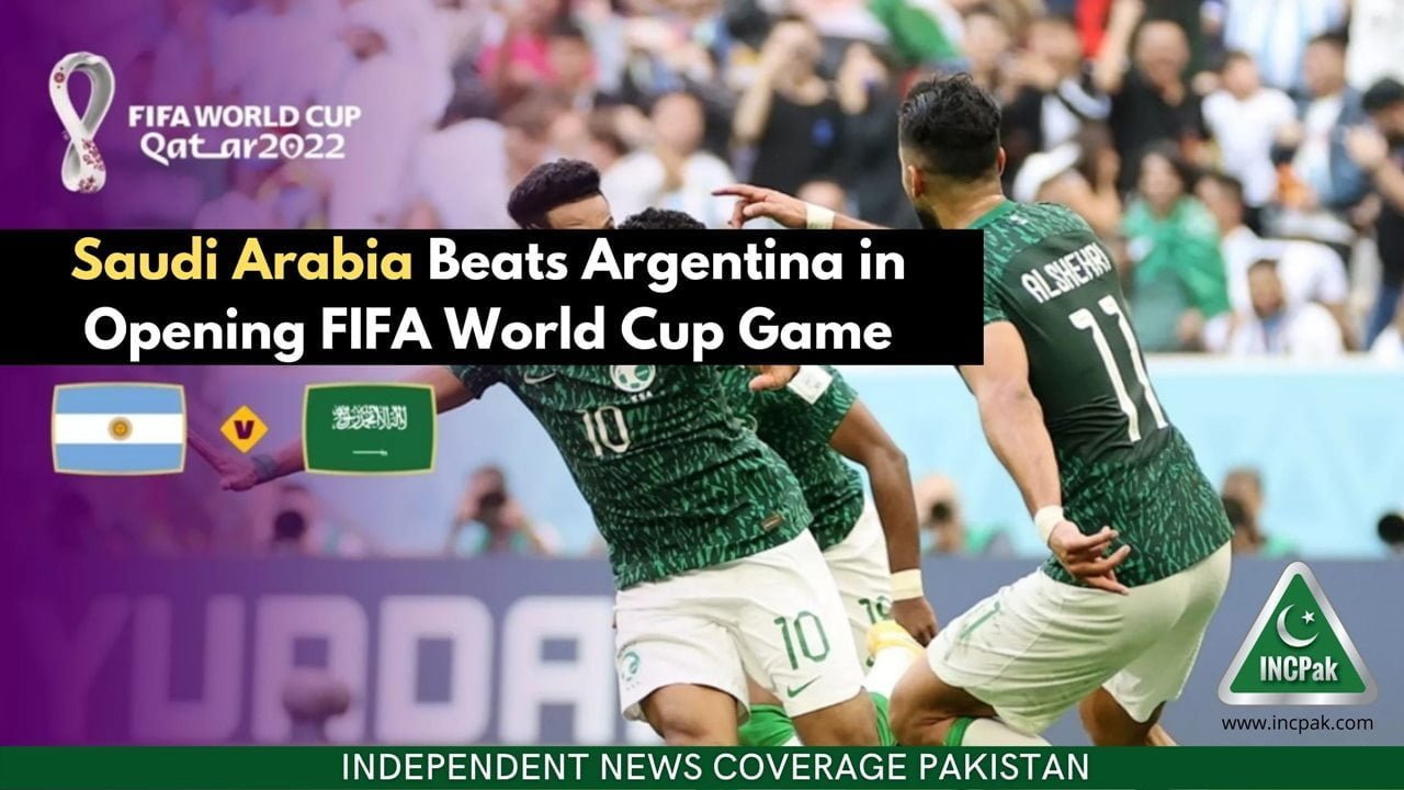 Saudi Arabia Beats Argentina in Opening FIFA World Cup Game