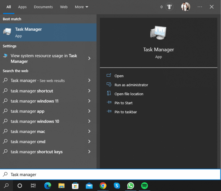 Different Ways To Access Task Manager in Windows 10 & 11 - INCPak