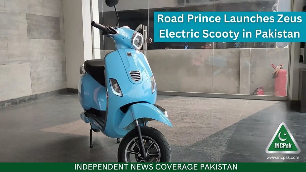 Road Prince Launches Zeus Electric Scooty in Pakistan