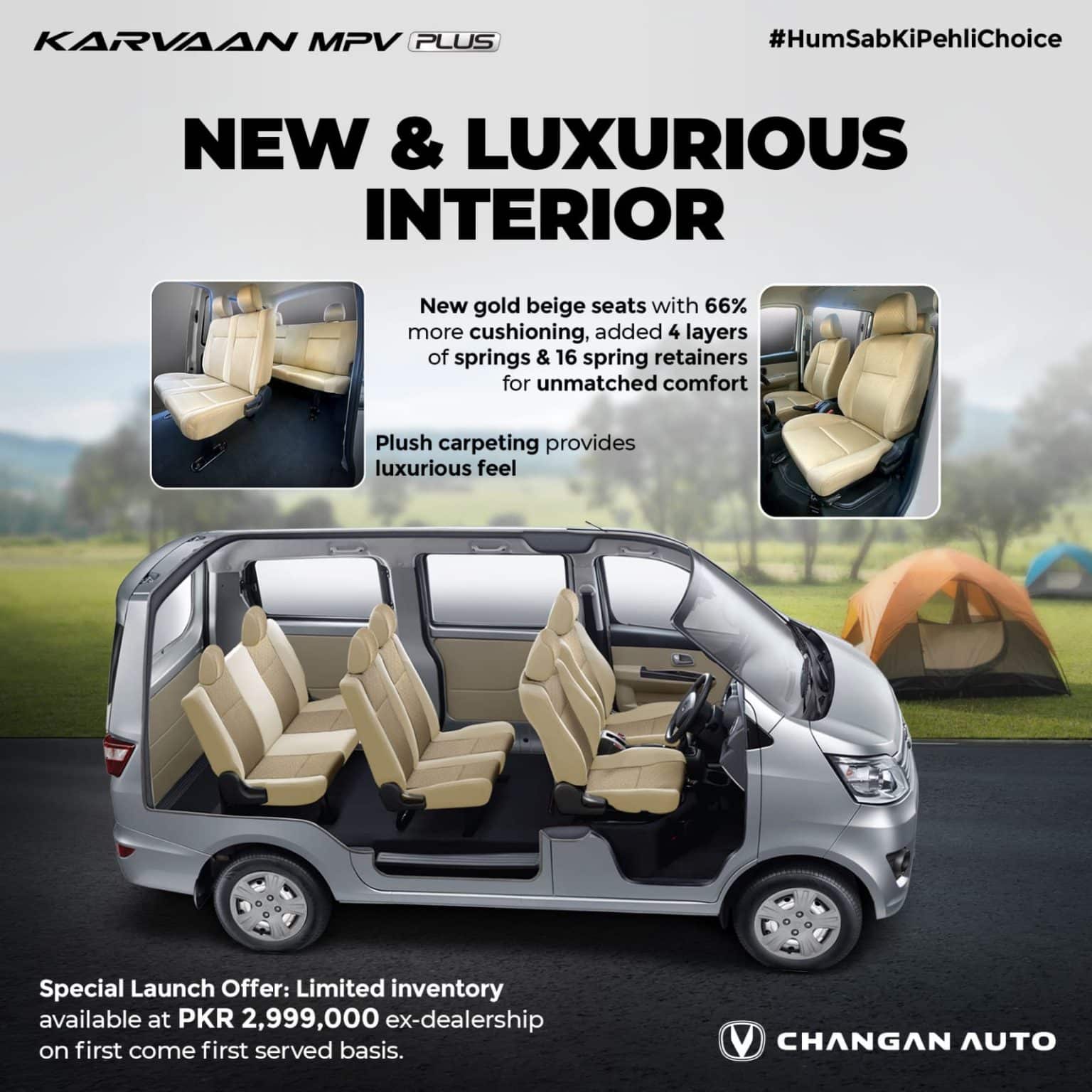 New Changan Karvaan MPV Plus Launched With Interior Upgrade - INCPak