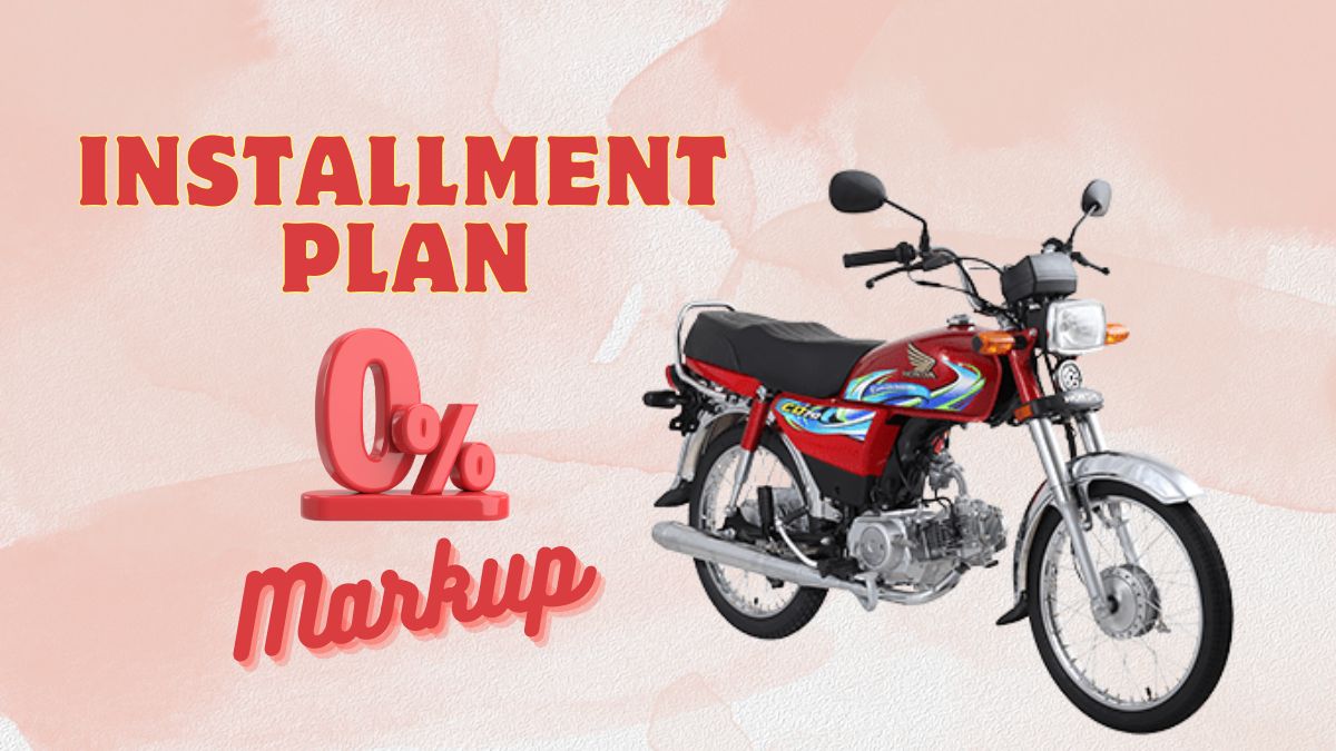 Honda CD 70 2024 New Installment Plan With Zero Markup